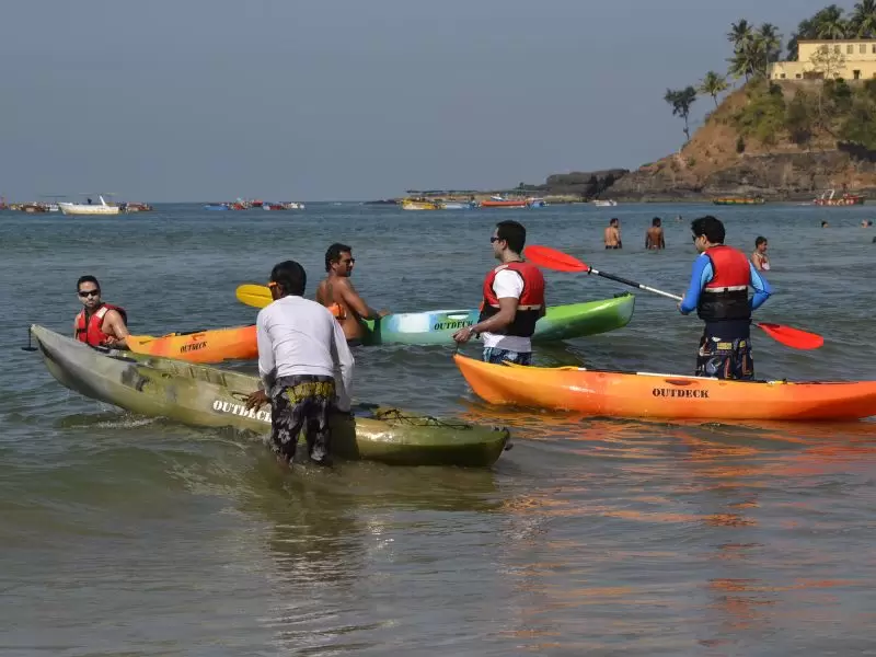 Kayaking at Baga Beach - Atlantis Watersports